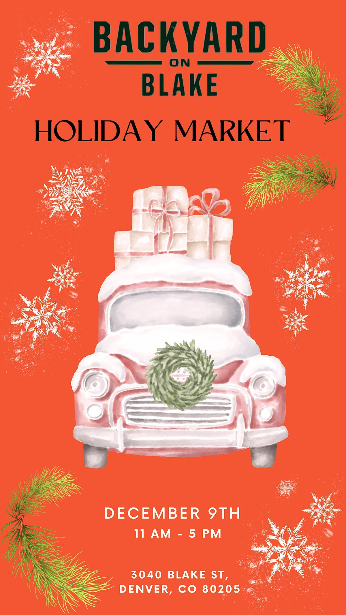 Backyard on Blake Holiday Market, 3040 Blake Street, Denver, CO, USA, 9 ...