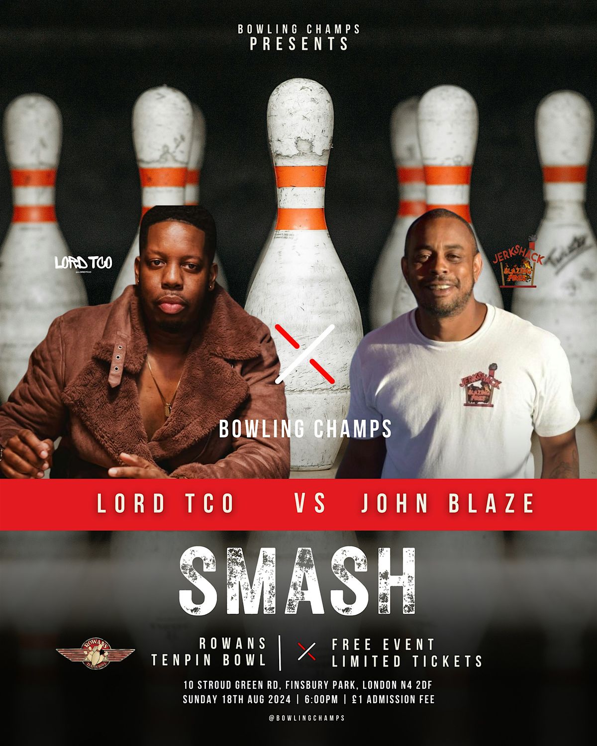 BOWLING CHAMPS (SMASH) - Lord TCO VS John Blaze, Rowans Tenpin Bowl ...