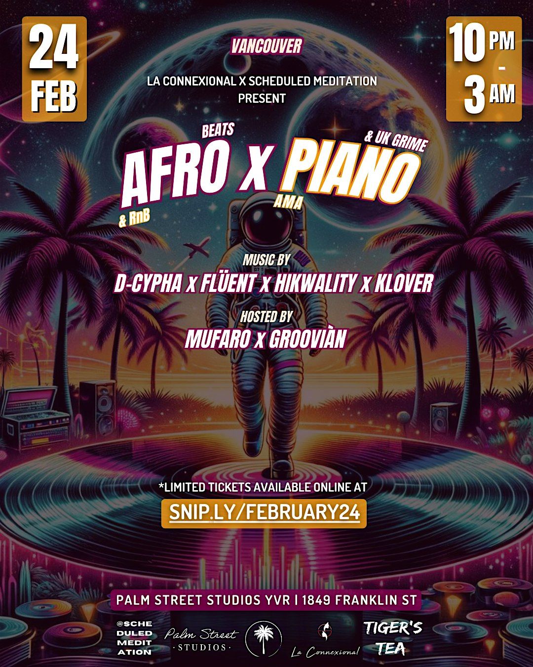 AFRObeats x amaPIANO Groovy Night Escape at Palm Street Studios ...