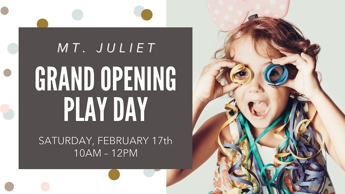 Little Sunshines Playhouse of Mt. Juliet Grand Opening Play Day, Little ...