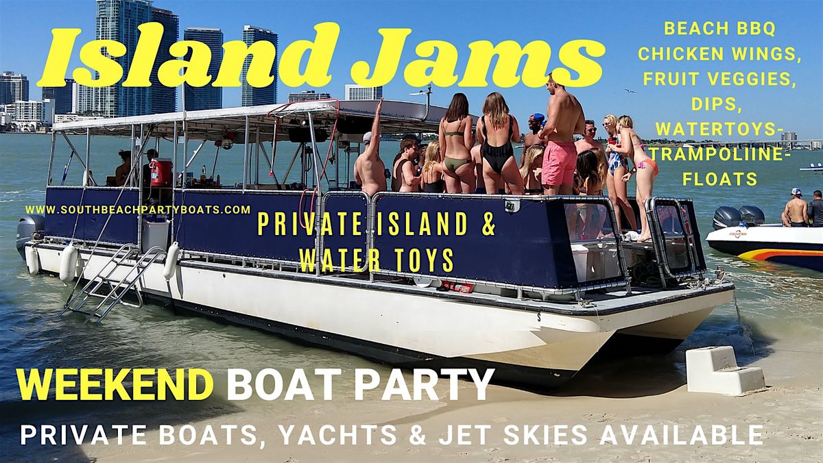 South Beach SeaFood Island BBQ in Miami Party Boat w/Water Toys, 401 Biscayne Blvd, Miami, 25 ...