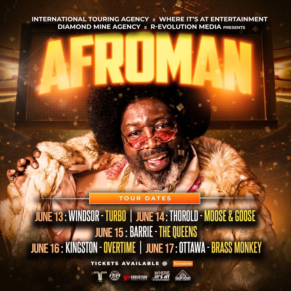 Afroman Live in Barrie June 15th @ The Queens, The Queens Hotel, Barrie ...