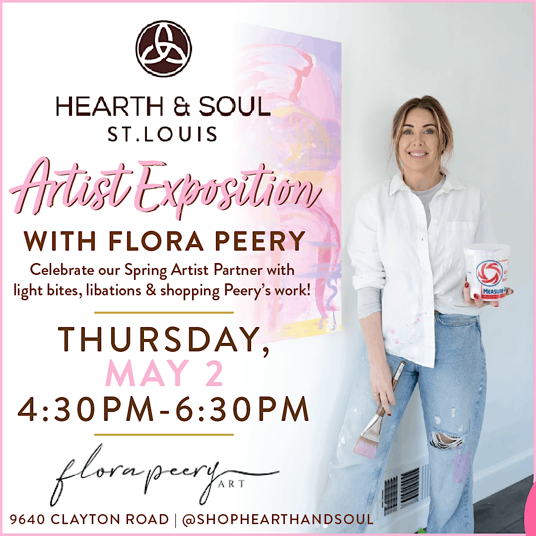 Artist Exposition with Flora Peery, 9640 Clayton Rd, St. Louis, 2 May ...