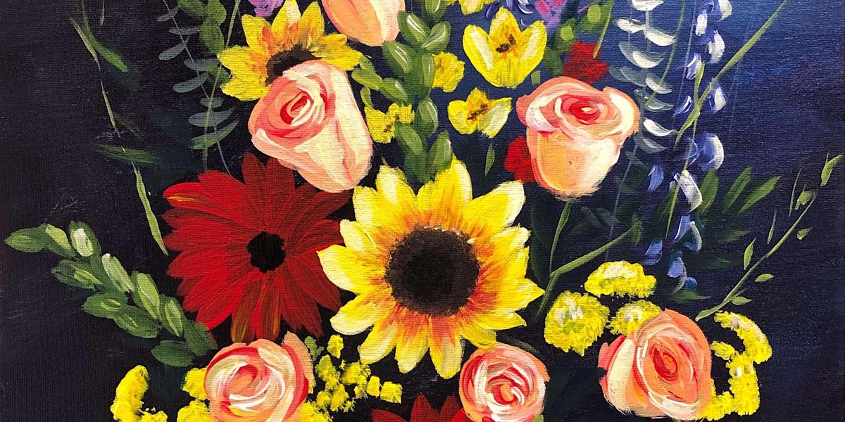 Bountiful Bouquet - Paint and Sip by Classpop!™, Pinot's Palette St. Charles, 4 November 2023 ...