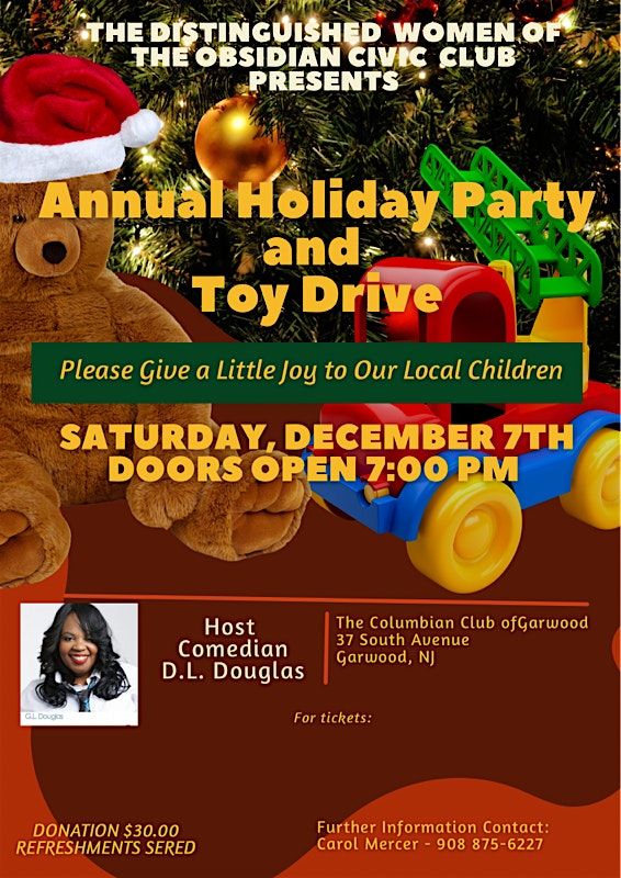 Annual Holiday Party and Toy Drive given by The Distinguished Women of ...