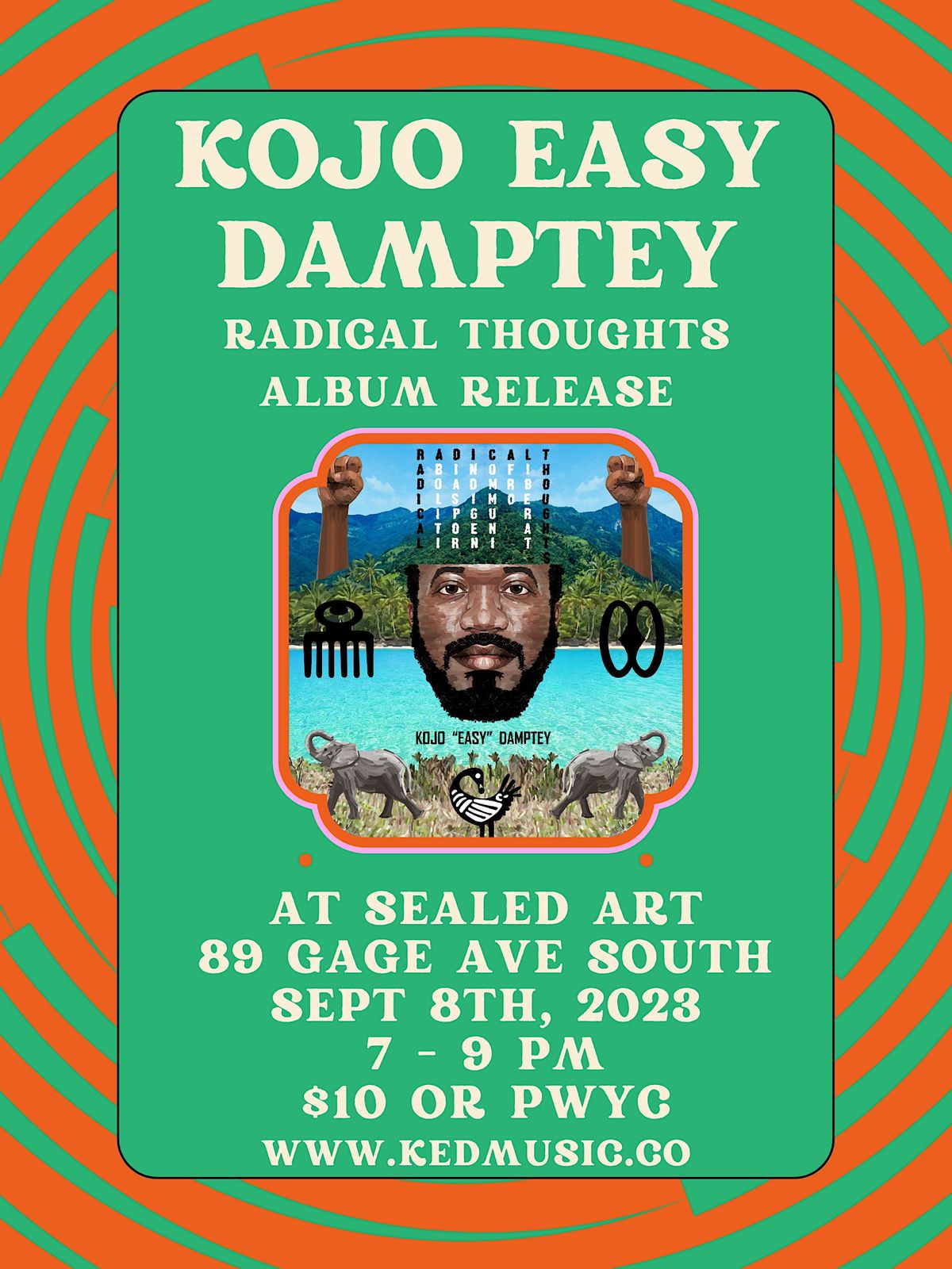 Radical Thoughts Album Release Party, Sealed Art Hamilton, 8 September 2023 | AllEvents.in
