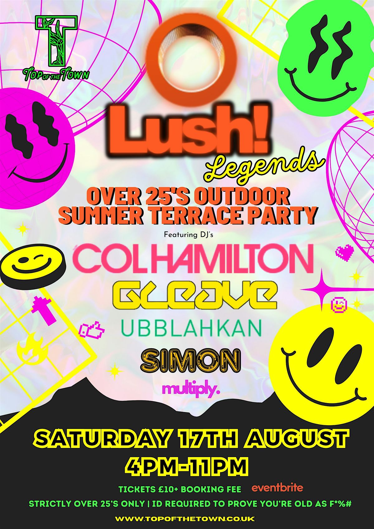 LUSH - LEGENDS, Top Of The Town, Antrim, 17 August 2024 | AllEvents