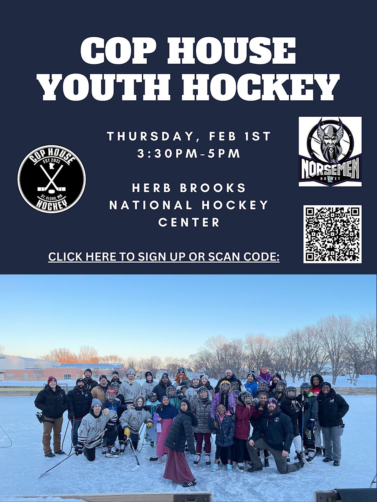 COP HOUSE HOCKEY, Herb Brooks National Hockey Center, St. Cloud ...