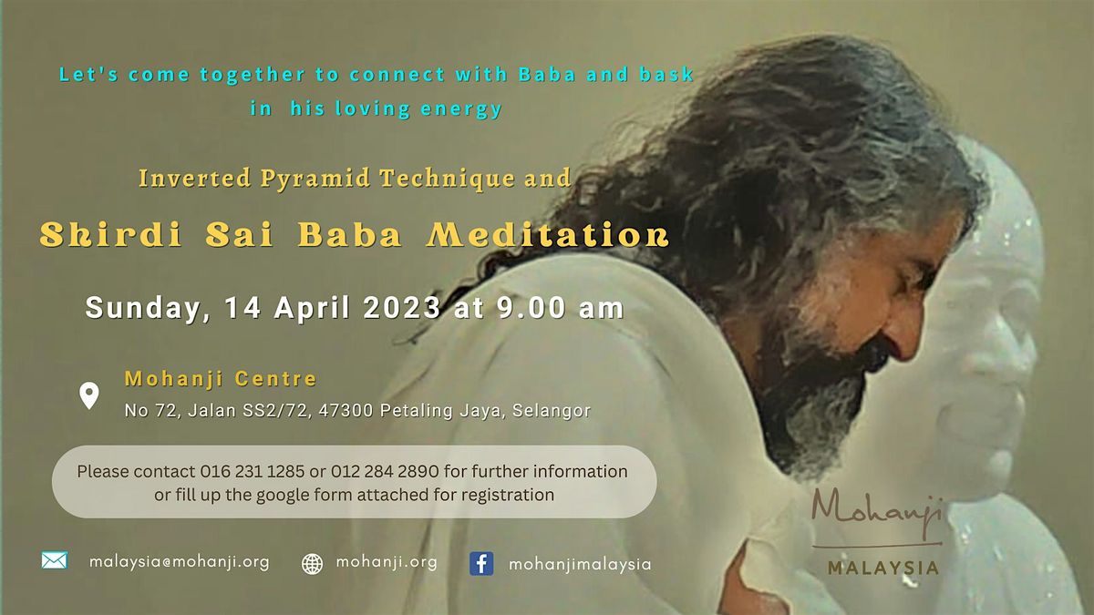 Shirdi Sai Baba Meditation with Inverted Pyramid Technique, Mohanji ...
