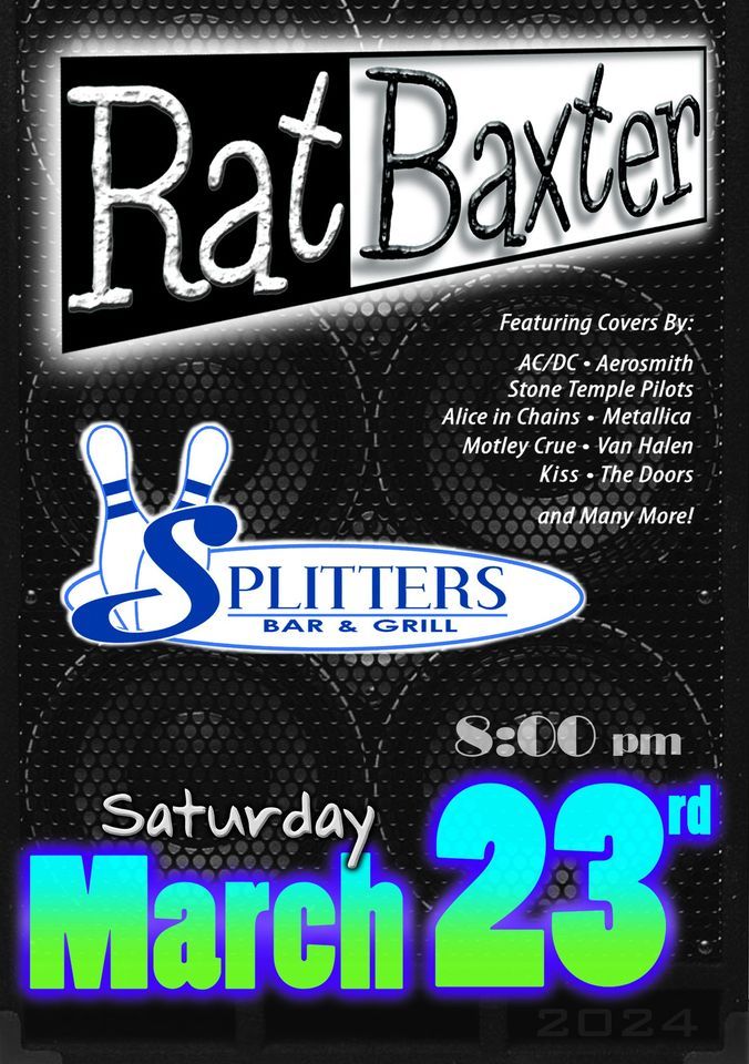Rat Baxter at Splitters Park Lanes, Splitter's Bar & Grill, Loves Park ...