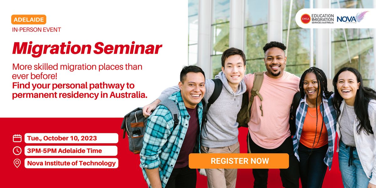 FREE Migration Seminar-Find your pathway to permanent residency in AUS ...