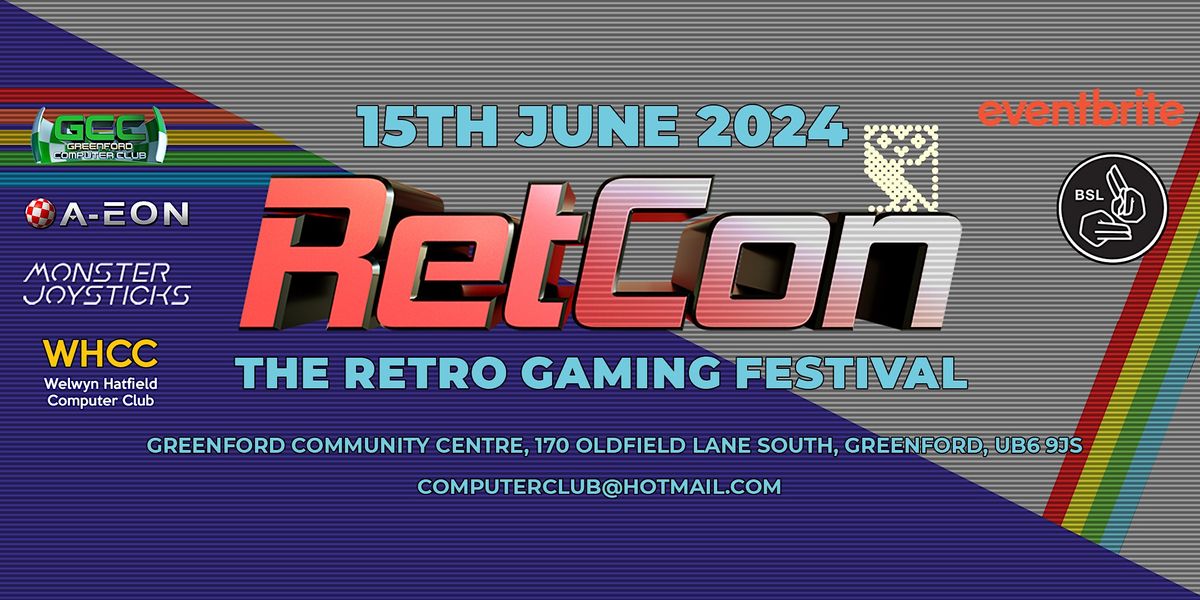 Retcon The Retro Gaming Festival 2024, Greenford Community Centre, 15 ...