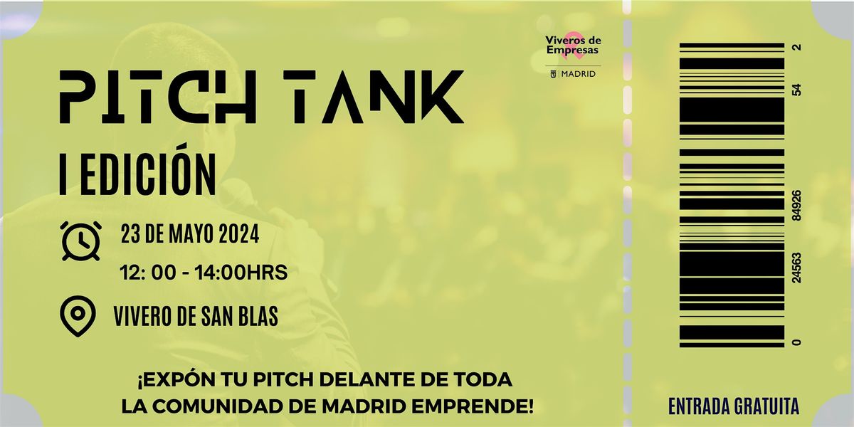 Pitch tank: Comunica tu idea emprendedora, Vivero de empresas de San ...