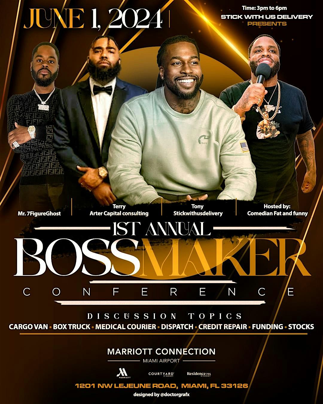 1ST ANNUAL BOSS MAKER CONFERENCE 2024, 1201 NW Le Jeune Rd, Miami, 1 ...