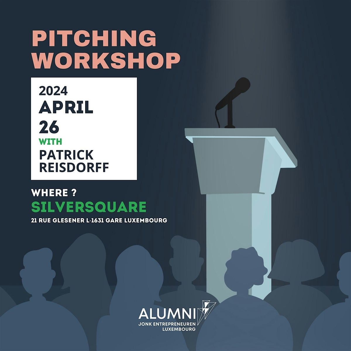 Pitching Workshop, Silversquare Liberté - Coworking space in Luxembourg ...