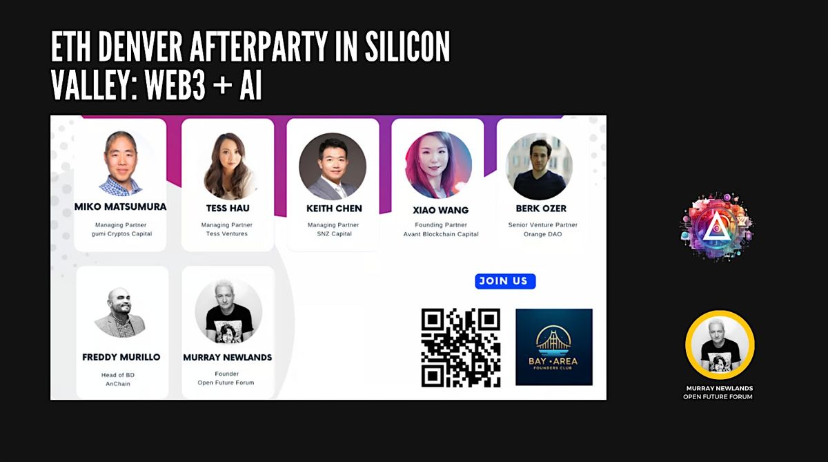 ETH Denver Afterparty in Silicon Valley: Web3 + AI, Location on ...