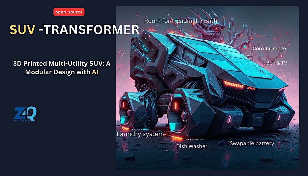 SUV -TRANSFORMER :3D Printed Multi-Utility SUV: A Modular Design with ...