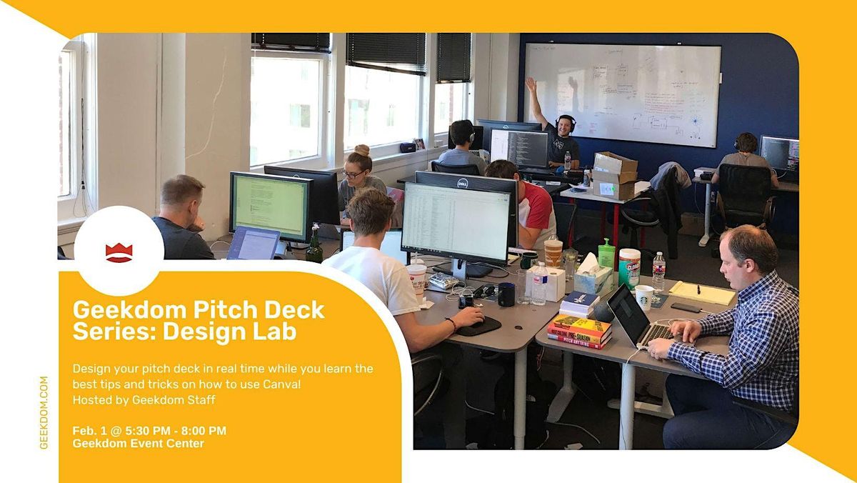 Geekdom Pitch Deck Series: Pitch Deck Design Lab, Geekdom Event Centre ...