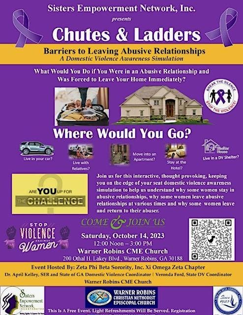 Chutes & Ladders - Domestic Violence Simulation, Warner Robins CME ...