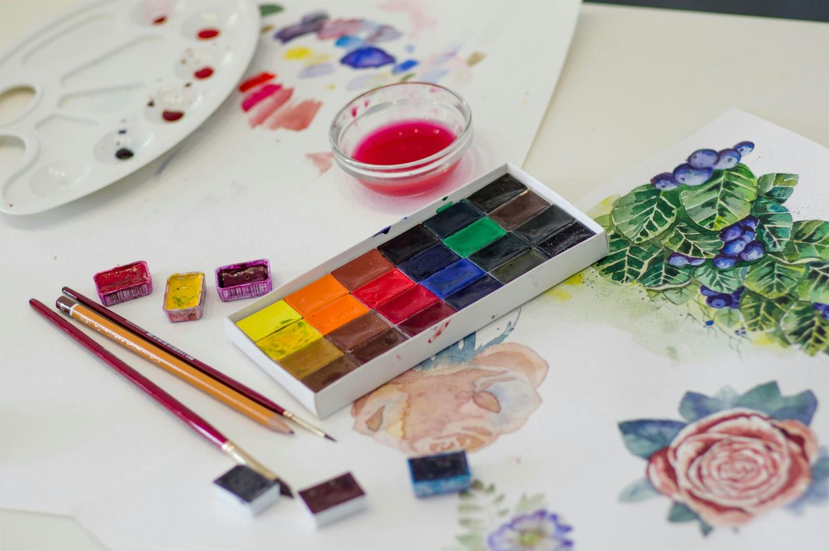 Micro-Learning Class, Watercolor with local artist Annie Crow, 5970 ...