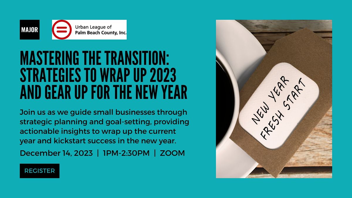 Strategies to Wrap Up 2023 and Gear Up for the New Year, December 14 ...