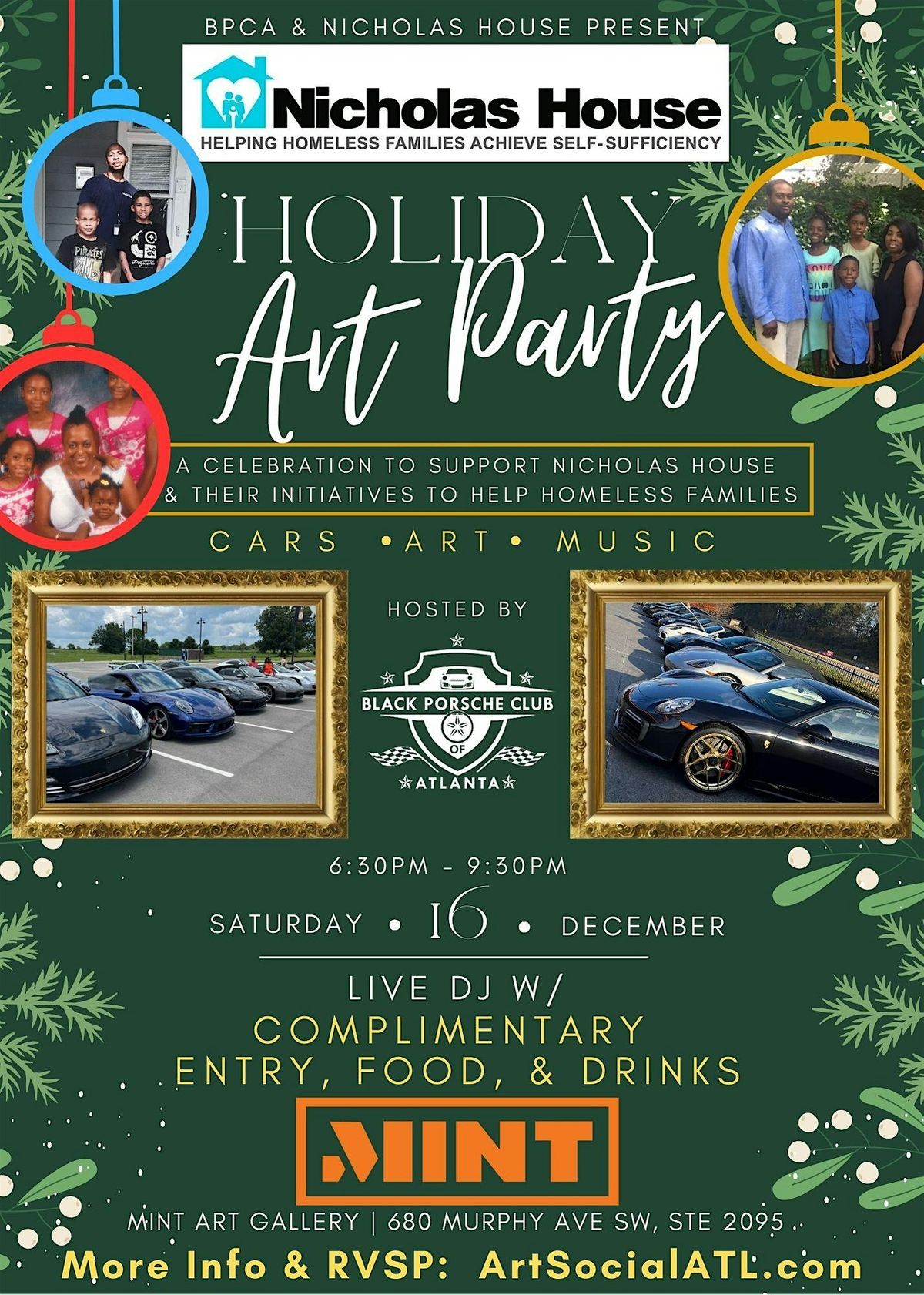 Nicholas House Holiday Art Party, MINT, Murphy Avenue Southwest ...