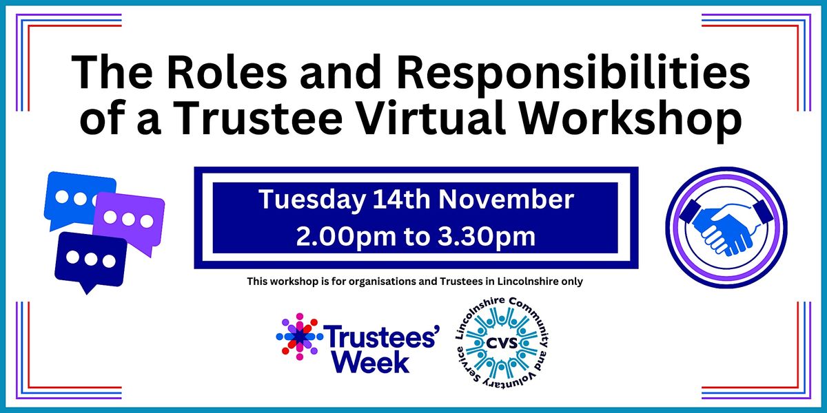 The Roles and Responsibilities of a Trustee, November 14 2023 | Online ...