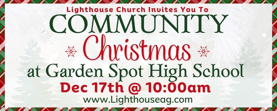 Community Christmas, Garden Spot High School, New Holland, December 17 ...