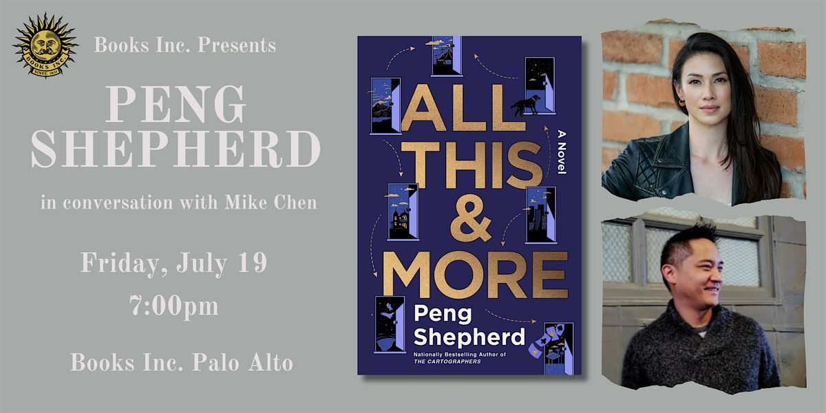 PENG SHEPHERD at Books Inc. Palo Alto, Books Inc. Palo Alto, 19 July ...