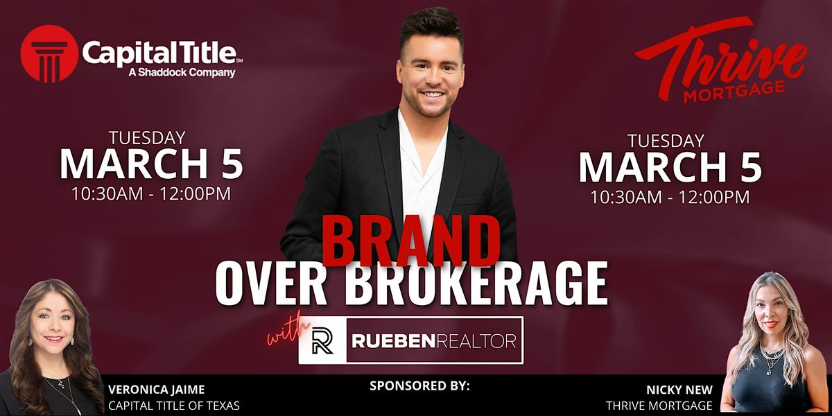 BRAND OVER BROKERAGE, Thrive Mortgage San Antonio, Sigma Road, San ...