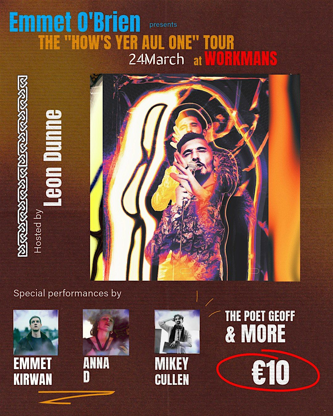 Hows Yer Aul One - Dublin, The Workman's Club, Dublin 8, 24 March 2024 ...