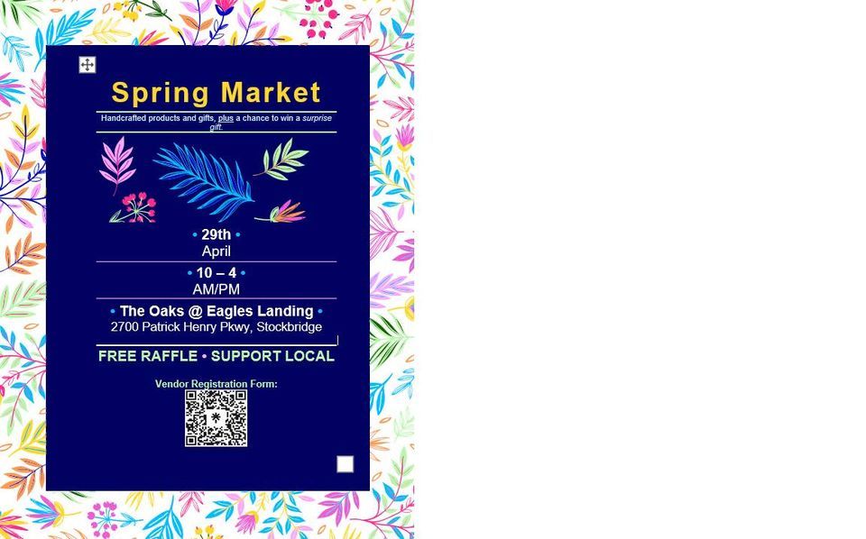 1st Annual Arts & Crafts Fair @ The Oaks, Oaks at Eagles Landing ...