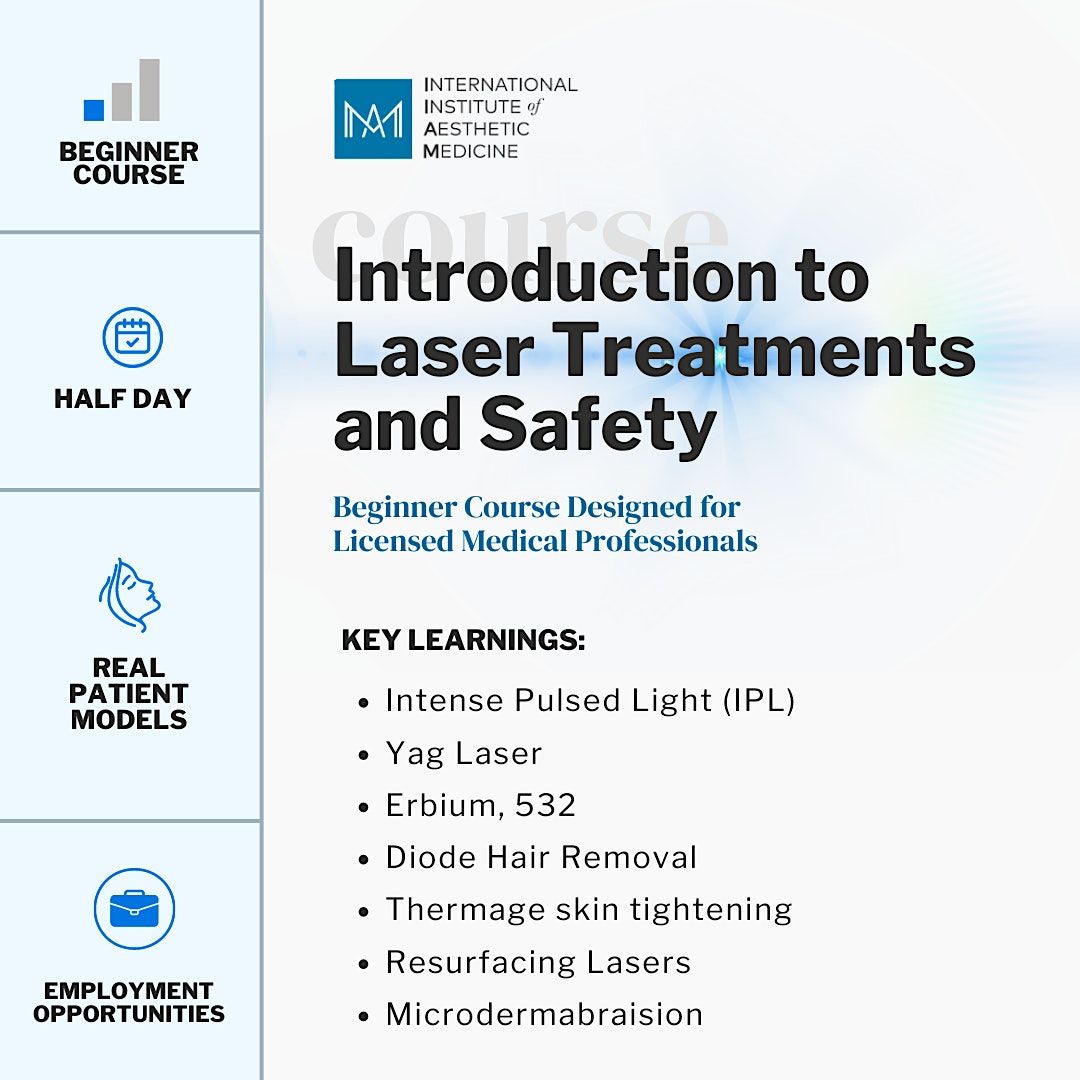 Laser Treatments & Safety Training Course, 526 Bryne Dr b, Barrie, 28 ...