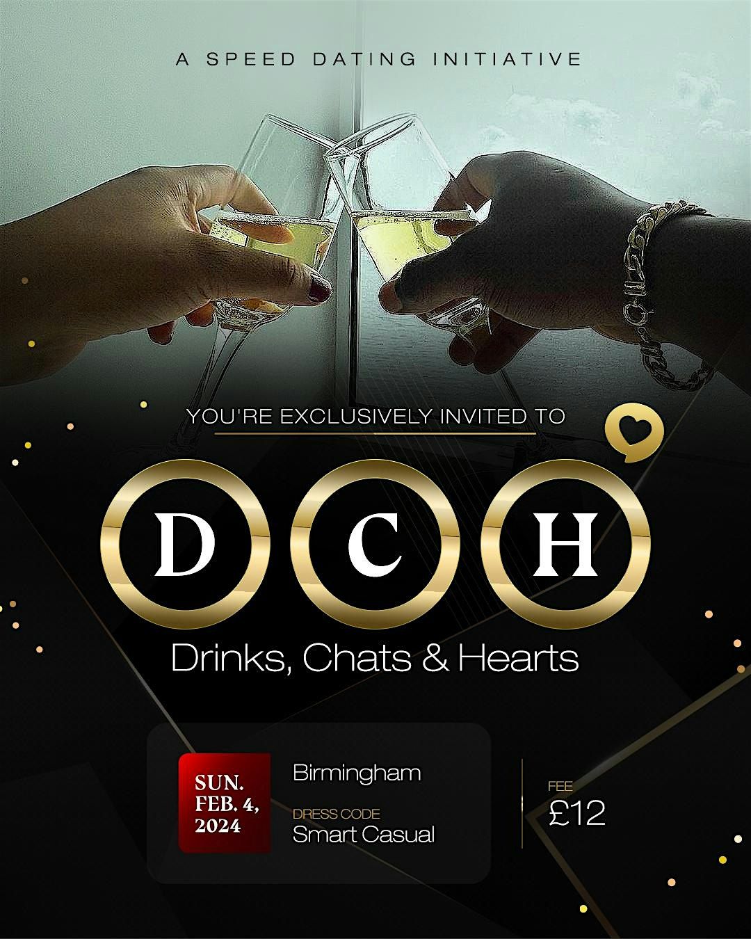Drinks, Chats and Hearts UK, B5 4BH, Birmingham, 4 February 2024 ...