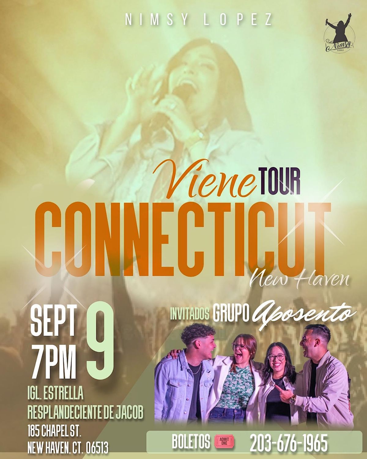 Nimsy Lopez Viene Tour, Iglesia Cristiana Estrella Resplandeciente de ...