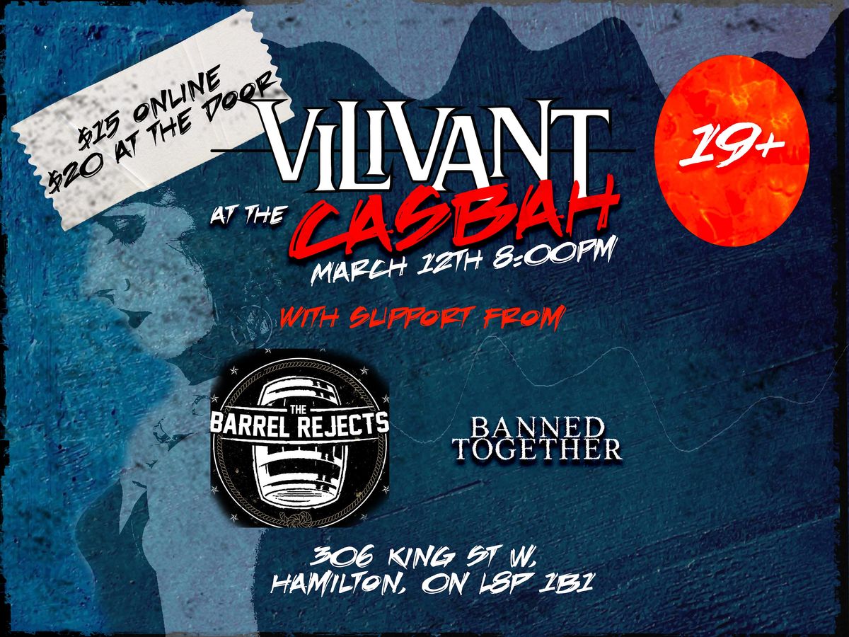 VILIVANT at The Casbah with Banned Together and The Barrel Rejects ...