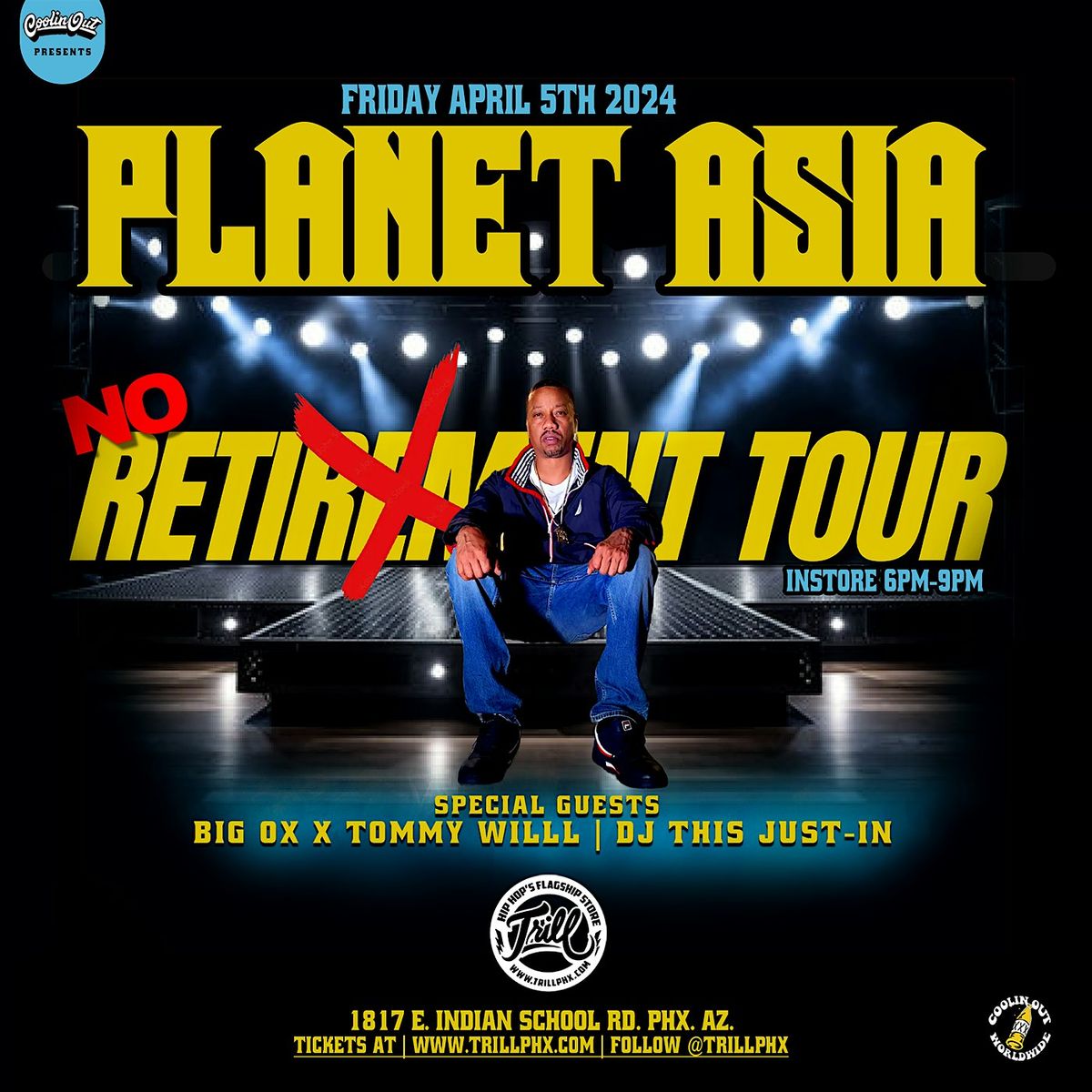 Planet Asias No Retirement Tour at Trill Hip Hop Shop, Trill Hip Hop ...