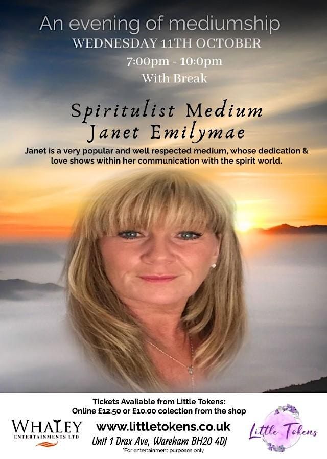 An Evening of Mediumship, BH20 4DJ, Wareham, 11 October 2023 | AllEvents.in