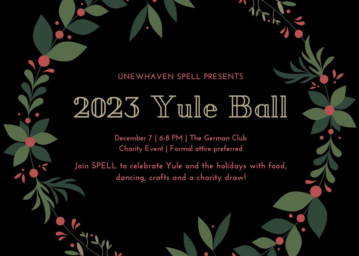 Yule Ball, German Club: University of New Haven, West Haven, 7 December ...