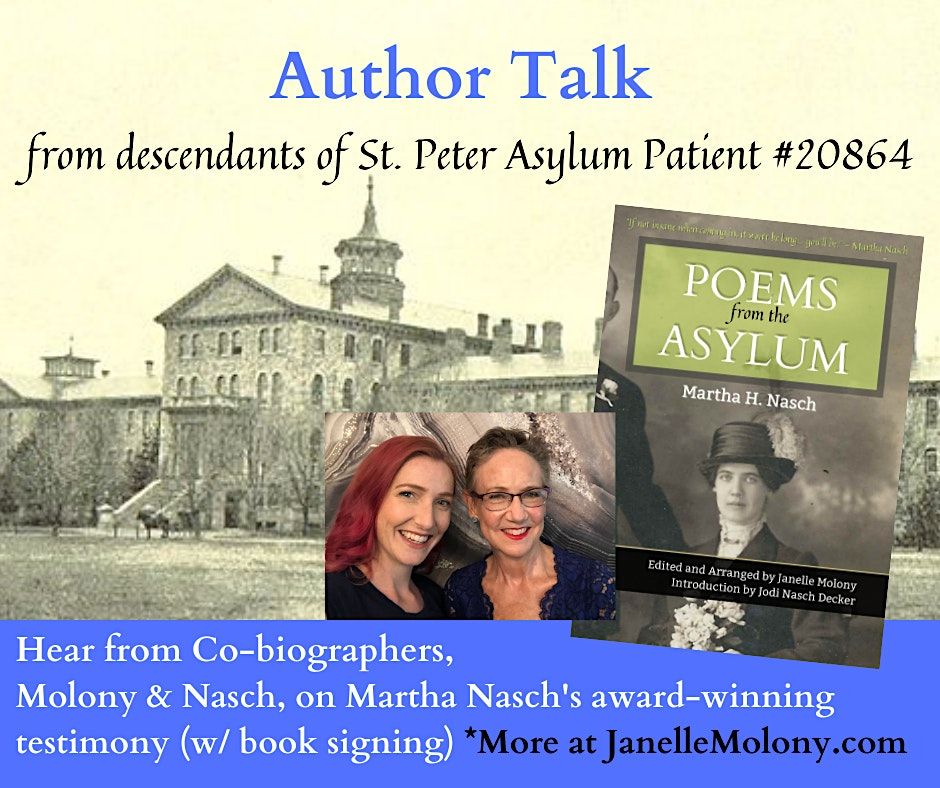 Author Talk: The Incredible Martha Nasch, Former Asylum Patient ...