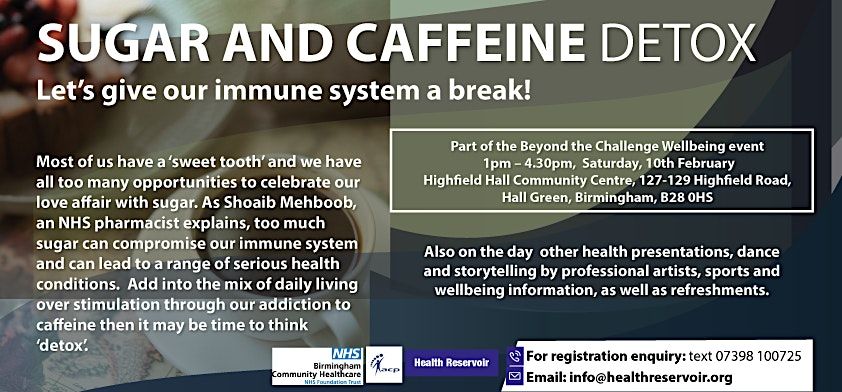 SUGAR AND CAFFEINE DETOX - Let’s give our immune system a break ...