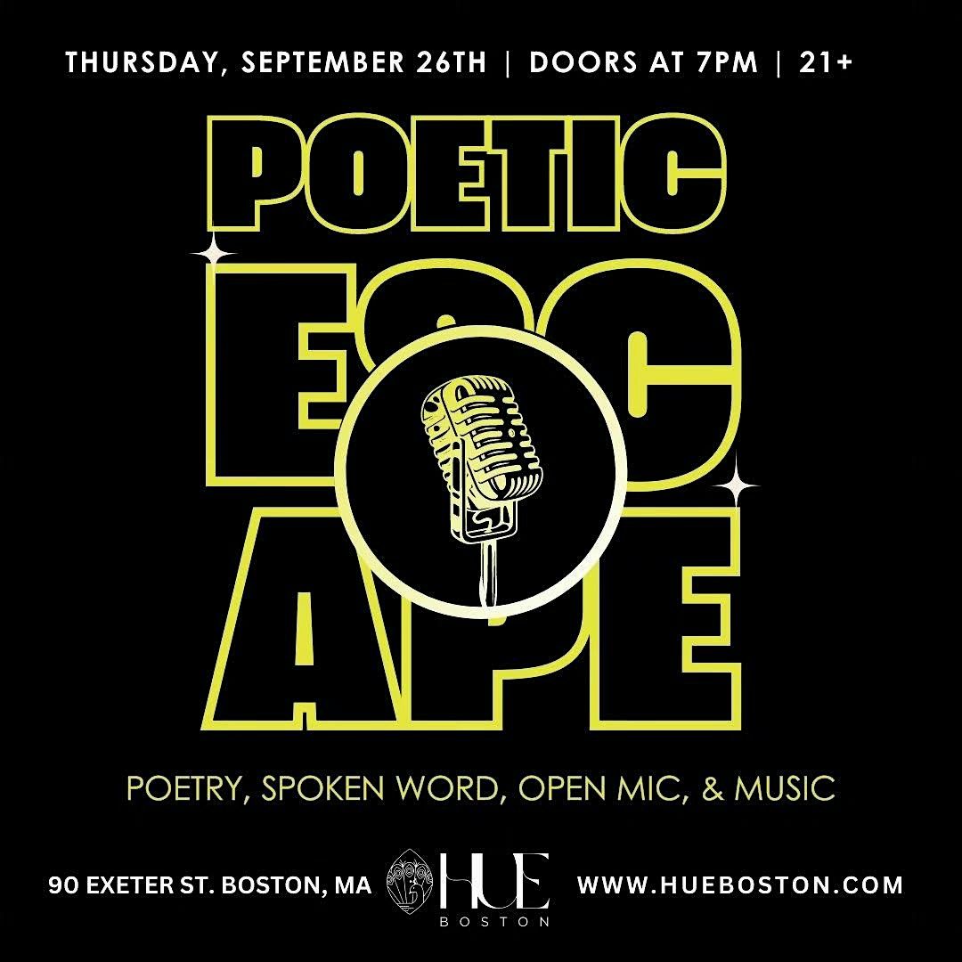 Poetic Escape: Alopecia Awareness Edition, Hue Boston, 26 September ...