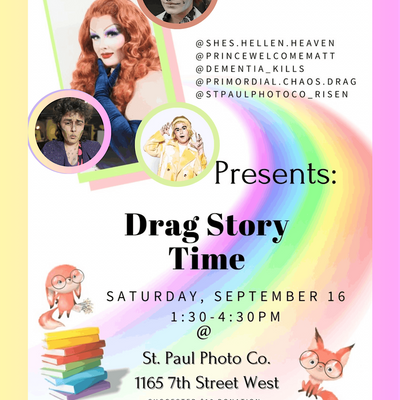 Drag Story Hour, 1165 7th St W, Saint Paul, September 16 2023 ...