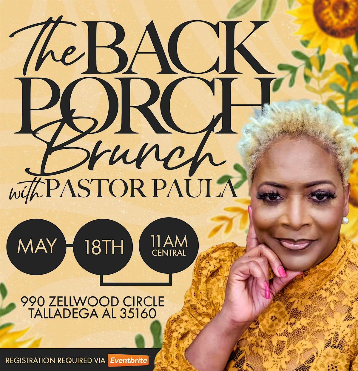 The Back Porch Brunch with Pastor Paula Little, 990 Zellwood Cir ...