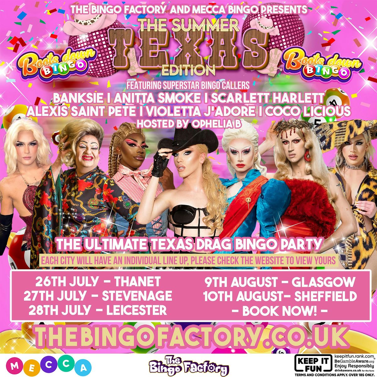 SHEFFIELD - BOOTS DOWN DRAG BINGO - THE TEXAS EDITION (ages 18+), Mecca ...