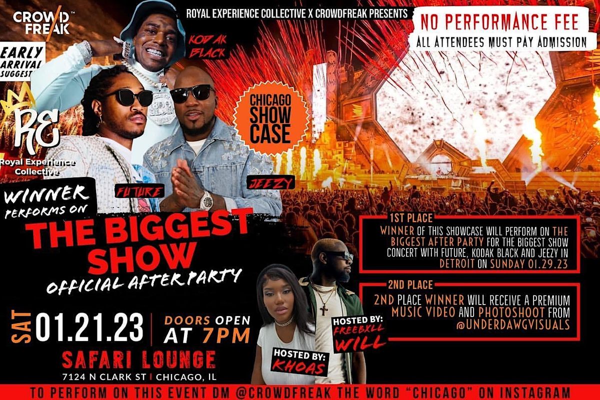 The Kodak Black & Future Artist Showcase: THE BIGGEST CHICAGO SHOWCASE ...