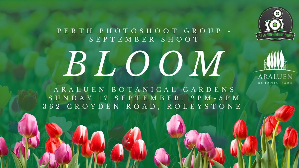 Perth Photoshoot Group September 2023, Araluen Botanic Park, Roleystone ...