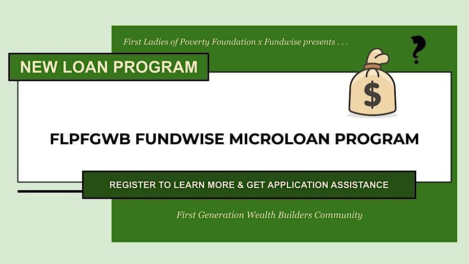 Need Funding for Your Project? Apply for Our FLPFGWB Fundwise Loan ...