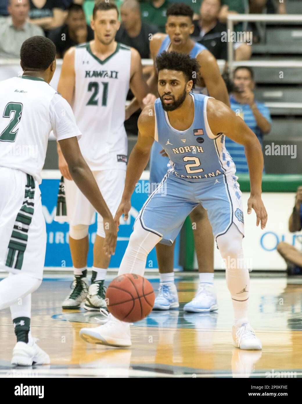 Hawaii Rainbow Warriors vs. North Carolina Tar Heels, SimpliFi Arena At ...