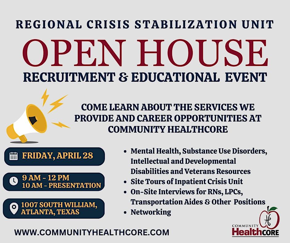 Open House: Recruitment & Educational Event, 1007 S William St, Atlanta ...